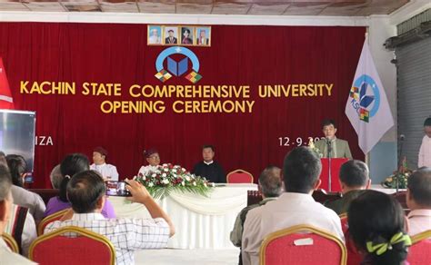 Kachin State Comprehensive University A New Comprehensive University