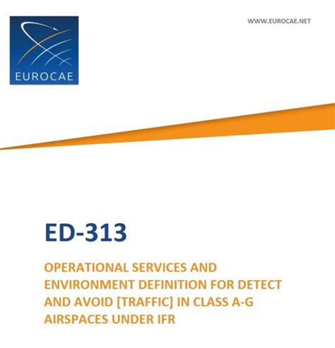 Eurocae Publishes Ed 313 Detect And Avoid Requirements For Unmanned Aircraft Systems Unmanned