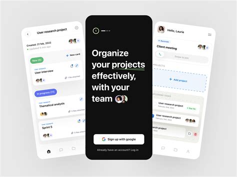Mobile UI Project Management App By Noa Carmel On Dribbble