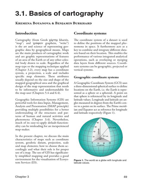 Chapter 3 1 Basics Of Cartography Pdf Map Latitude