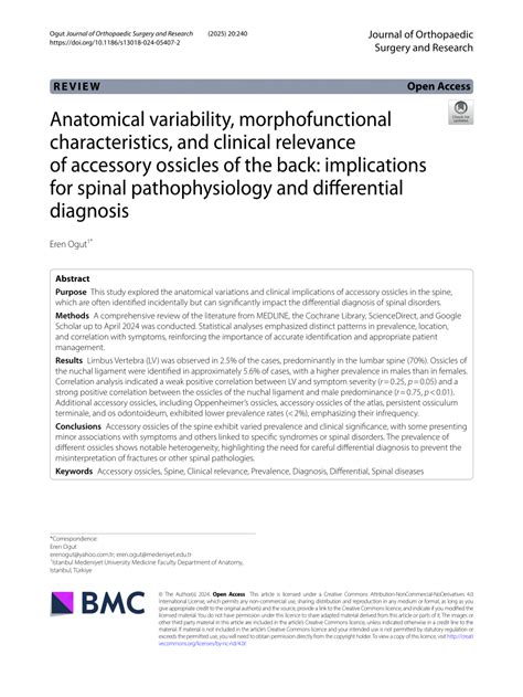 pdf anatomical variability morphofunctional characteristics and