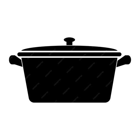 Modèle De Conception Vectorielle De Logo Dicône De Casserole Vecteur