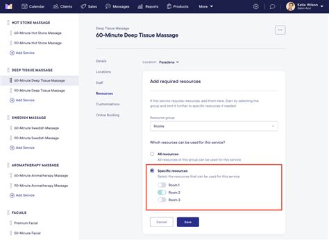 Adding Resource Requirements To Services Mangomint Salon And Spa Software