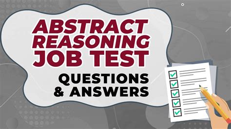 Abstract Reasoning Job Test Questions And Answers Youtube