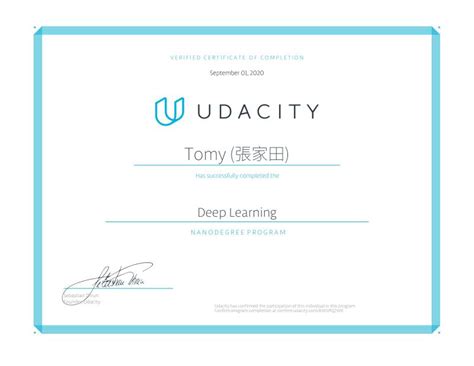 Udacity Deeplearning Ai Scholarship Tomy Tjandra