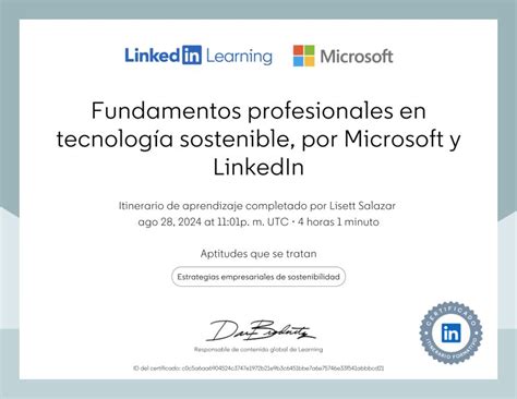 Certificate Of Completion Lisett Salazar