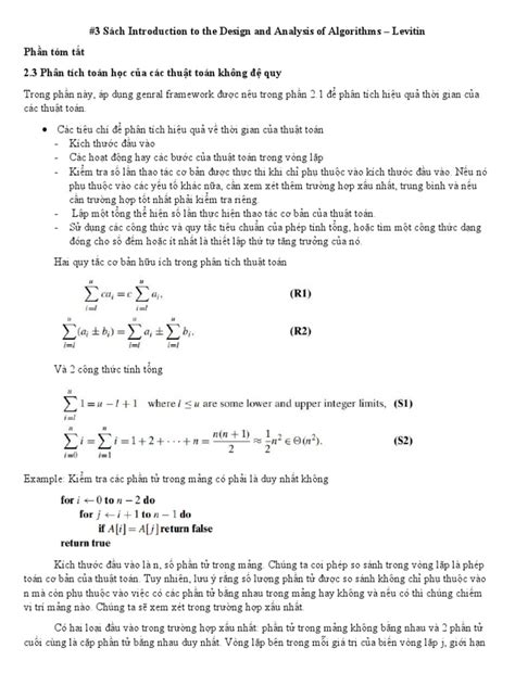 3 sách introduction to the design and analysis of algorithms pdf