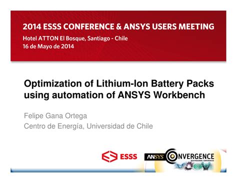 pdf optimization of lithium ion battery packs using automation of