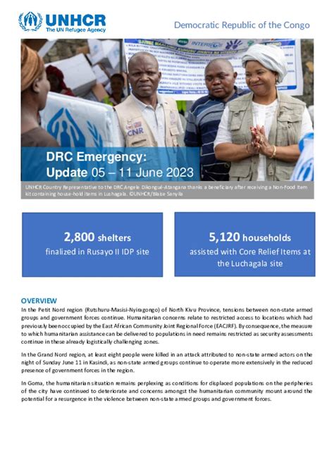 Document Drc Emergency Update 05 11 June 2023