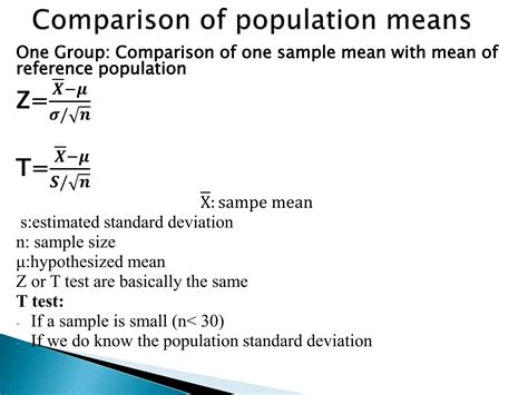 Hypothesis Testing For Parametric Data Pptx