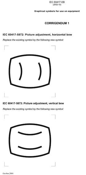 Iec 60417 Ed 1 0 En Cor 1 2004 Corrigendum 1 Graphical Symbols For Use On Equipment