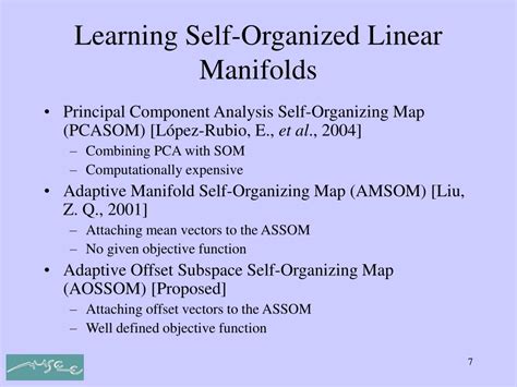 Ppt Adaptive Offset Subspace Self Organizing Map With An Application To Handwritten Digit