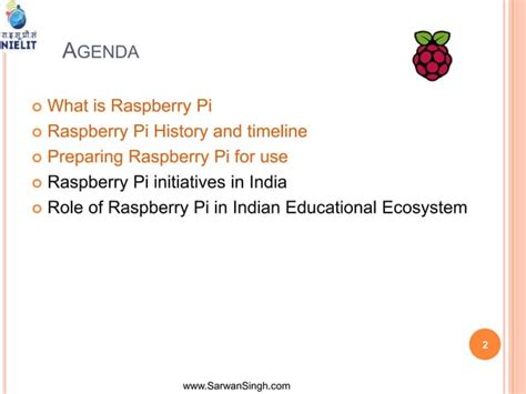 Raspberry History Timeline Preparing It For Use Ppt