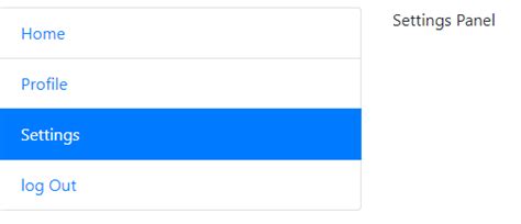 Tablist In Bootstrap