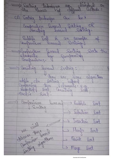SOLUTION Classification Of Sorting Algorithms Based On Different Criteria Studypool