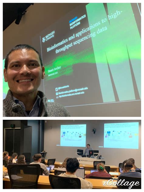 Philip Button On Linkedin Bioinformatics University Universitylife Lecture Monashuniversity…