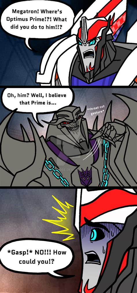 Smokescreen Confronts Megatron By Melspyrose On Deviantart