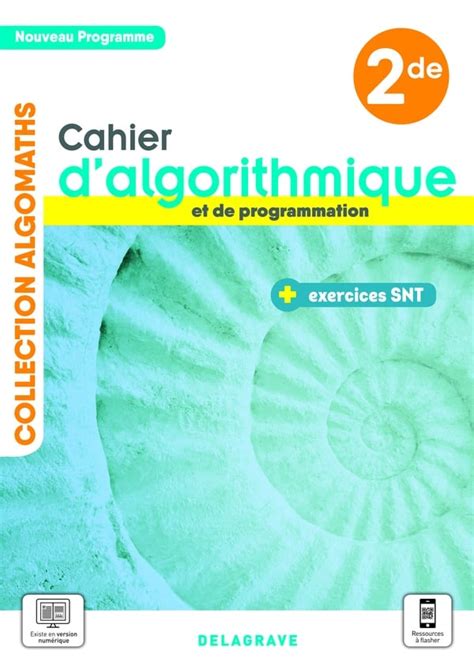 cahier d algorithmique et de programmation avec exercices sciences