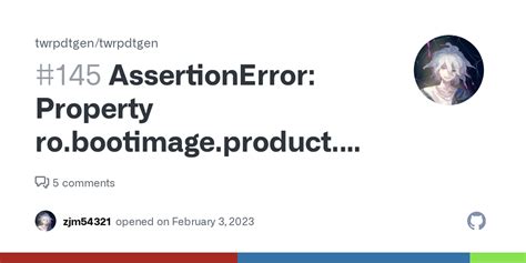 Assertionerror Property Robootimageproductcpuabilist Could Not Be Found In Buildprop