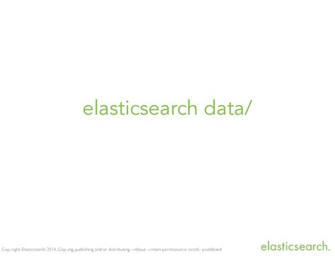 elasticsearch data speaker deck