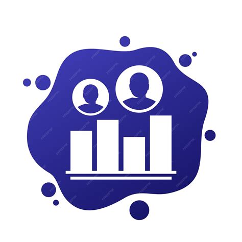Premium Vector Customer Segmentation Vector Icon With A Graph