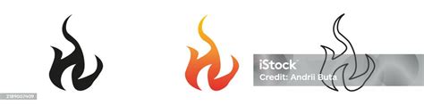 다양한 색상과 스타일의 불꽃의 창의적인 디자인 화재 아이콘 벡터 세트입니다 불꽃 아이콘 컬렉션 화재 불꽃 기호입니다 검정