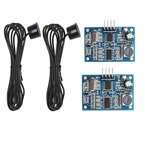 Hiletgo 2pcs Jsn Sr04t Integrated Ultrasonic Module Distance Measuring