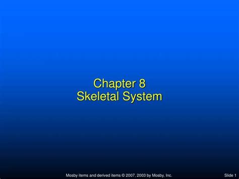 PPT Chapter 8 Skeletal System PowerPoint Presentation Free Download ID 1821124