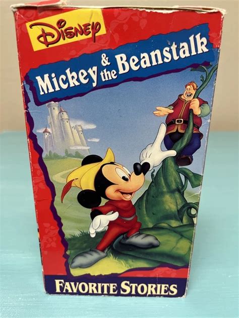 Disney Favorite Stories ~ Mickey And The Beanstalk ~ Vhs 1994 ~ £7