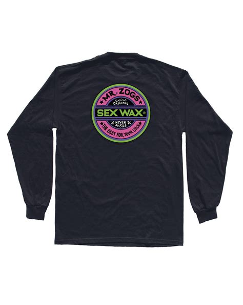 Sex Wax Fluoro Long Sleeve Tee Black