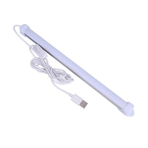 Jual Universal Panjang Strip Tabung Led Usb Bohlam Lampu Neon Classy Silver Di Seller Rades