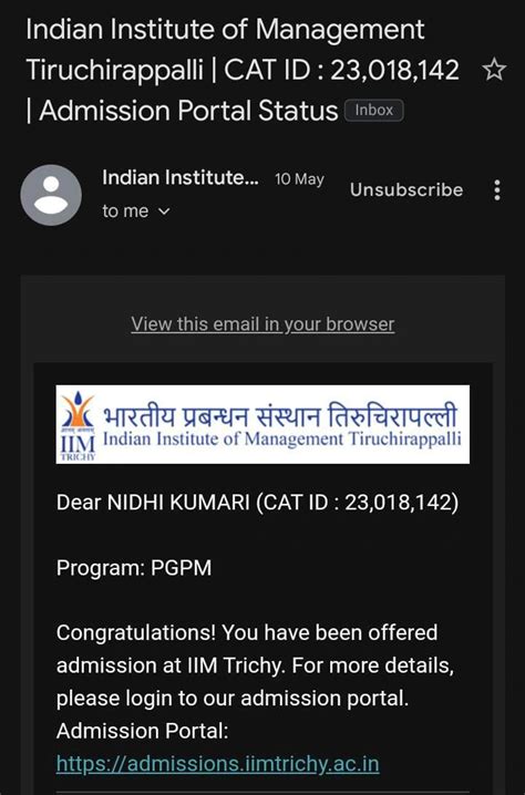 nidhi kumari on linkedin iim mba success hardwork newbeginnings