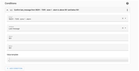 Automation Test Attribute Equals Specific Value Configuration