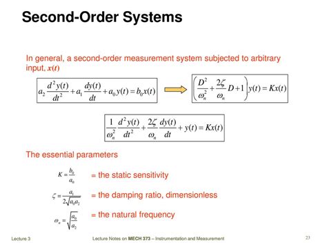 MECH 373 Instrumentation and Measurement - ppt download