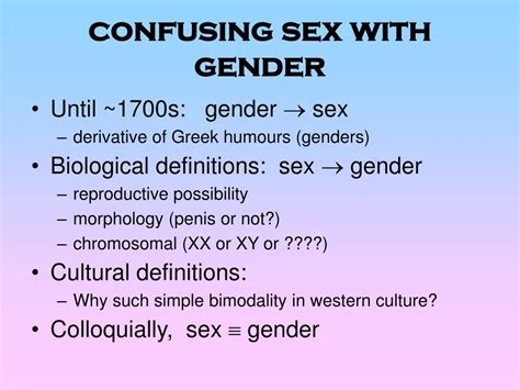 Ppt Transsexual Models Sex And Gender Powerpoint Presentation Free
