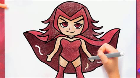 Como Dibujar A Wanda Maximoff Paso A Paso Youtube