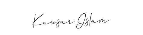 74 Kawsar Islam Name Signature Style Ideas Fine Esignature