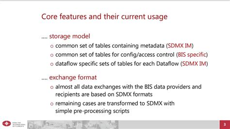 Sdmx At The Bis From The Core To The Boundaries Ppt Download