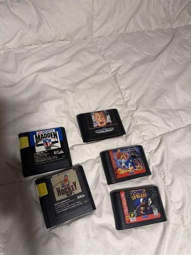 Sega Genesis Games Lot Of 5 Cartridges Only Ebay