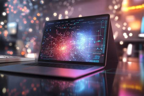 Advanced Digital Interface Displaying Cosmic Data Analysis Modern
