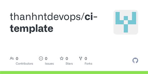Github Thanhntdevopsci Template
