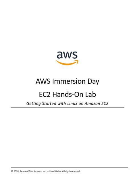 01 Ec2 Linux Lab Pdf Amazon Web Services World Wide Web