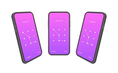 Premium Vector Screen Lock Authentication Password Smartphone