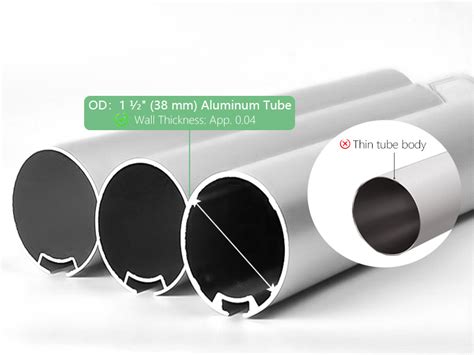 Roller Shade Tube 15 38mm With 39 Inch1 Meter For