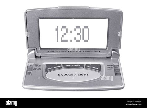 Digital Alarm Clock Stock Photo Alamy