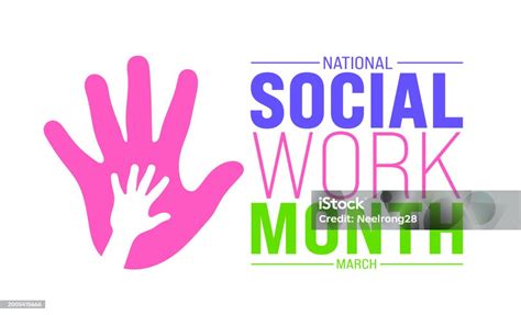 3월은 사회 사업의 달 배경 템플릿으로 손이 올라가 강력한 힘을 보여줍니다 배경 배너 플래카드 카드 및 텍스트 비문과 표준 색상이 있는 포스터 디자인 템플릿에 사용 사회