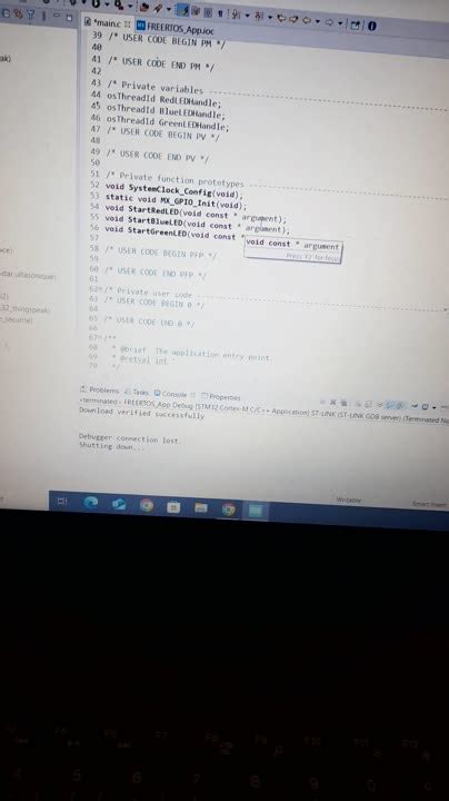 Hazem Boukouba Sur Linkedin Freertos Stm32 Systèmesembarqués Iot