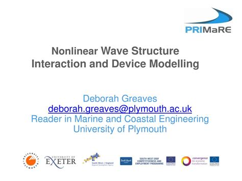 Ppt Nonlinear Wave Structure Interaction And Device Modelling