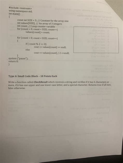 Solved Include Using Namespace Std Int Main Const Int