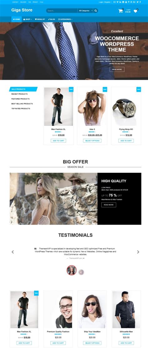 Best Free Woocommerce Wordpress Themes Themes4wp